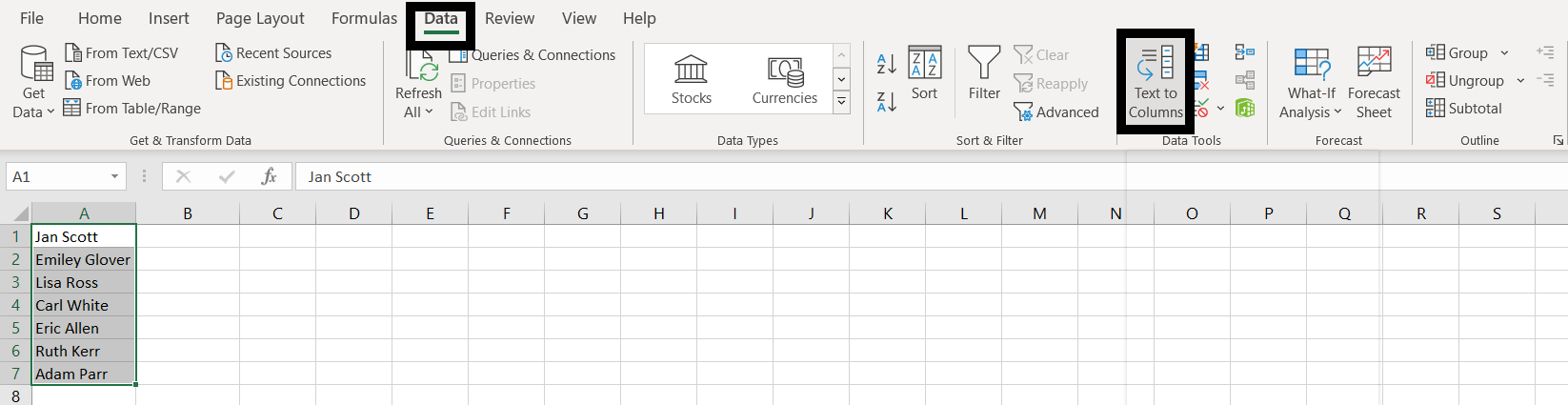 Excel split cells multiple columns - massiveter