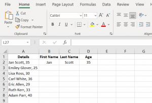 How to Split Cells in Excel - Split data into multiple columns | MS Excel
