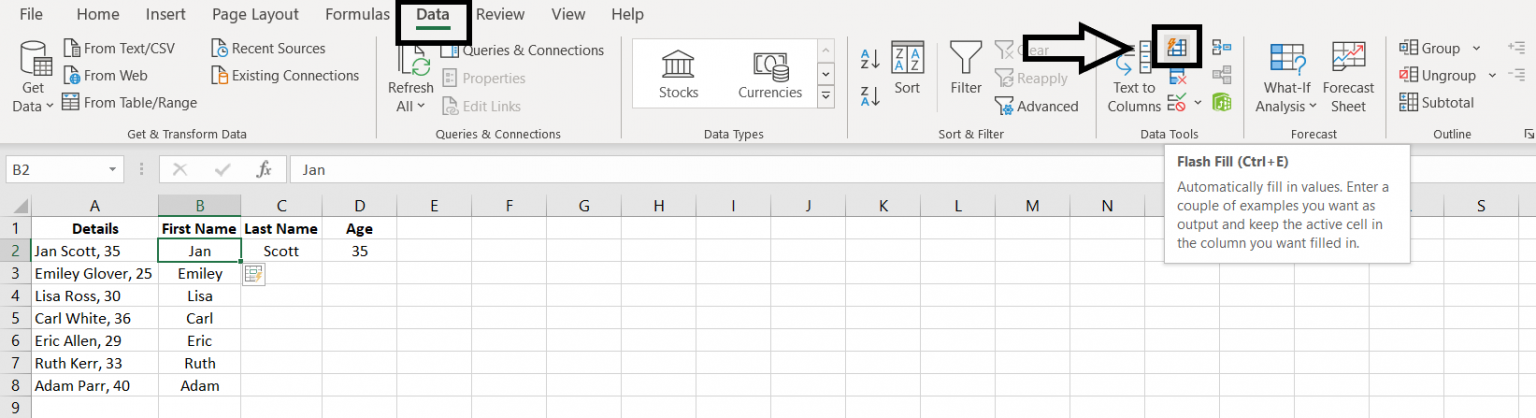 How to Split Cells in Excel - Split data into multiple columns | MS Excel