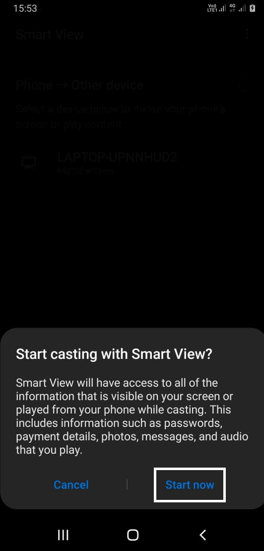 How to Cast Android Phone Screen to PC